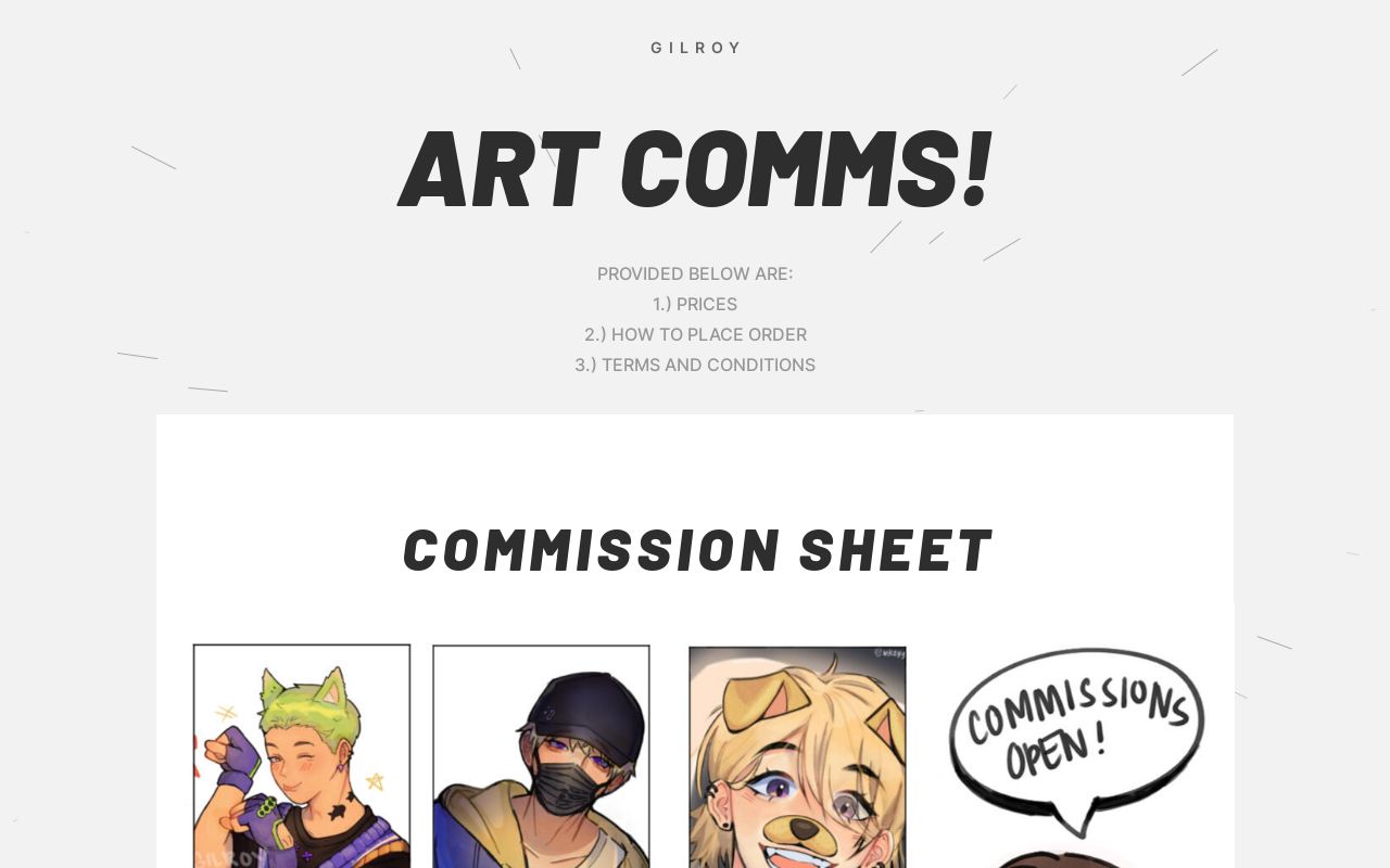 Art Commissions